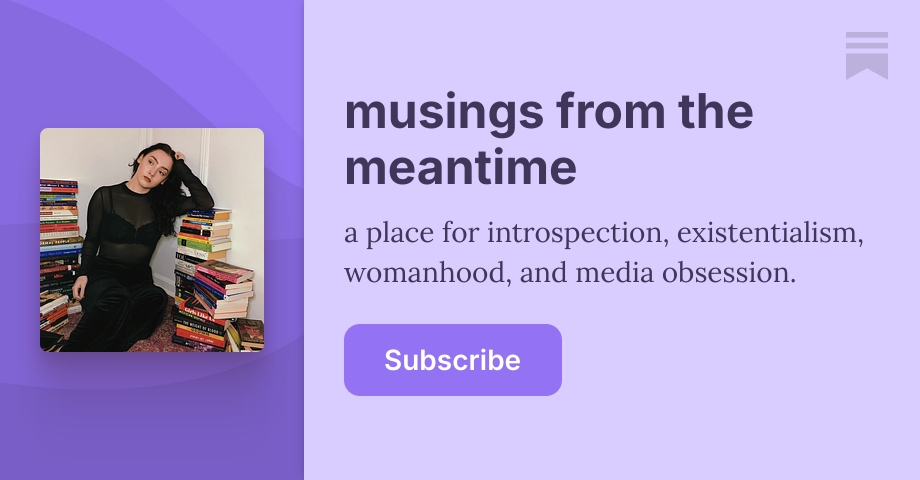 musings from the meantime | mary wallace | Substack