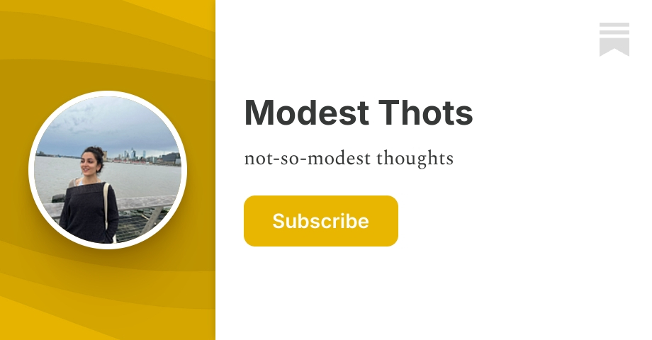 Modest Thots | Dorsa Djalilzadeh | Substack