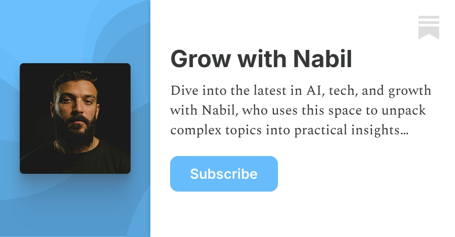 Grow with Nabil | Mohamed Nabil | Substack