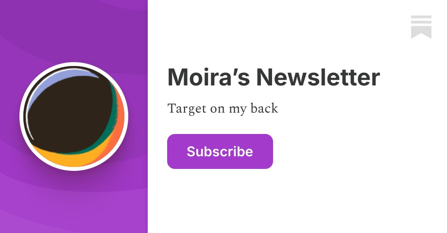 Moira’s Newsletter | Moira Graham | Substack