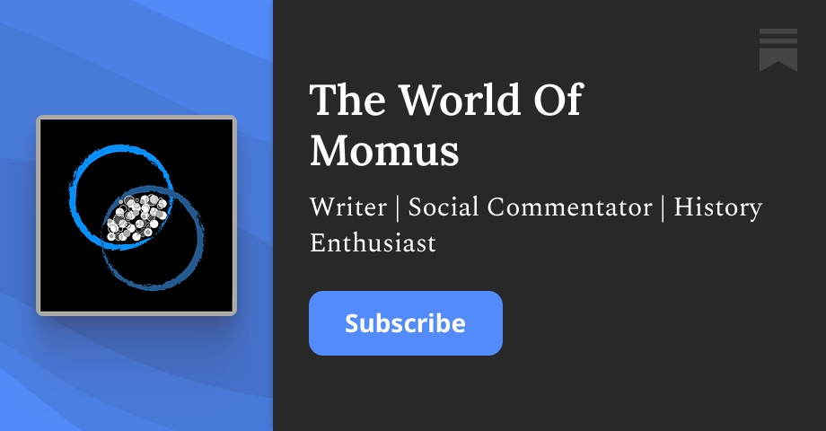 The World Of Momus | Momus Najmi | Substack
