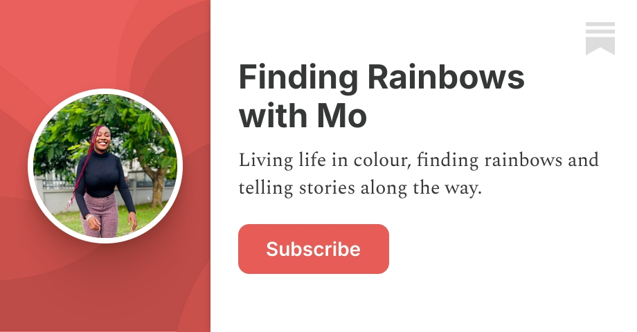 Finding Rainbows with Mo | Monalisa Nkechi Jideofor | Substack