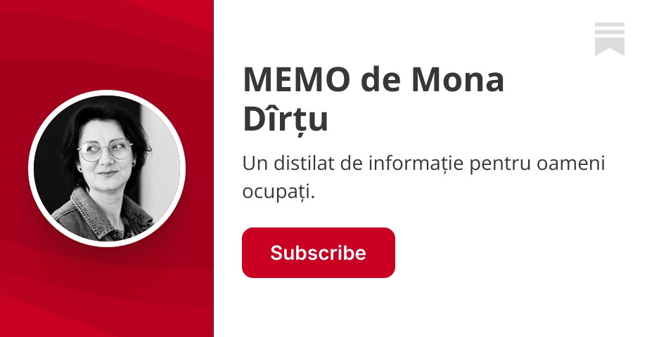 MONDAY MEMO by Mona Dîrțu | Substack