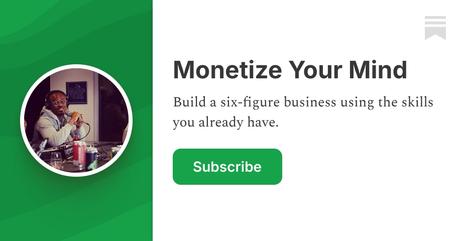 Monetize Your Mind | Ayodeji | Substack