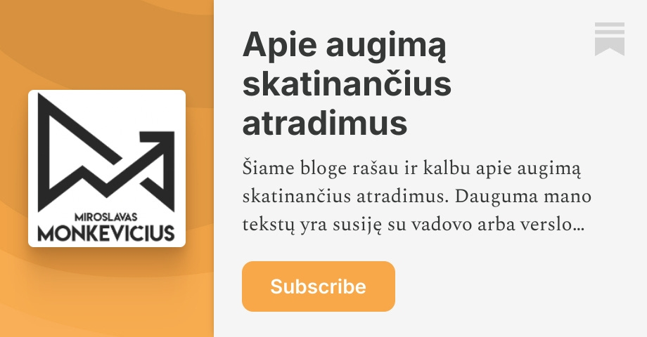 Miroslavo mintys | Miroslavas Monkevičius | Substack