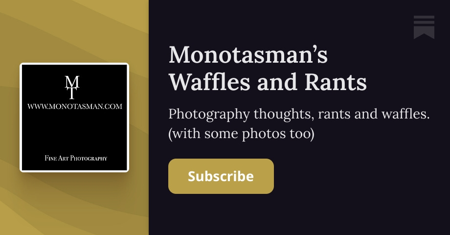 Monotasman’s Waffles and Rants | Substack