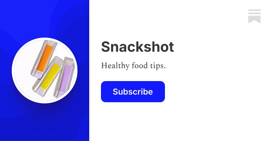 Snackshot | Mood Food Snacks | Substack