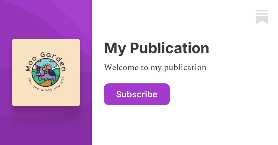 My Publication | Moo Garden | Substack
