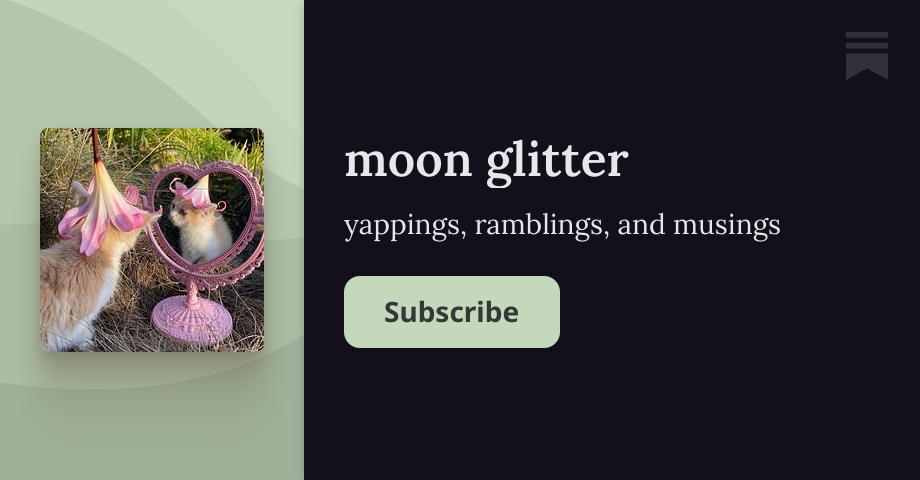 moon glitter | moonglitter | Substack