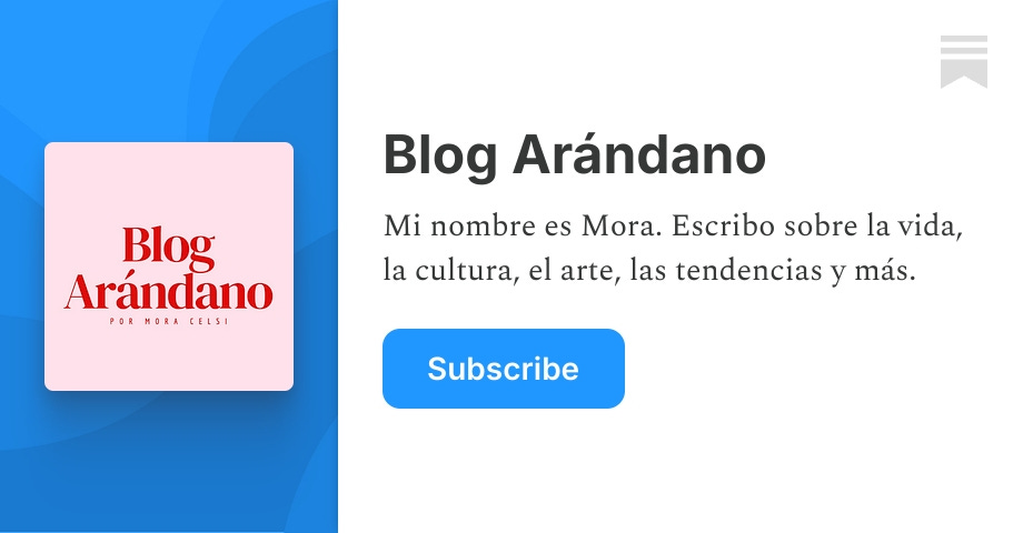Blog Arándano | Mora Celsi | Substack