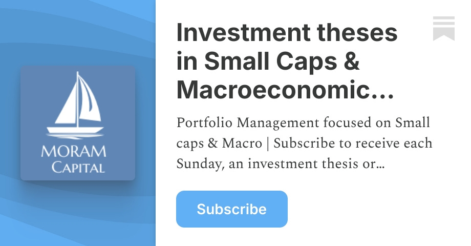 Investment theses in Small Caps & Macroeconomic analysis | Moram | Substack