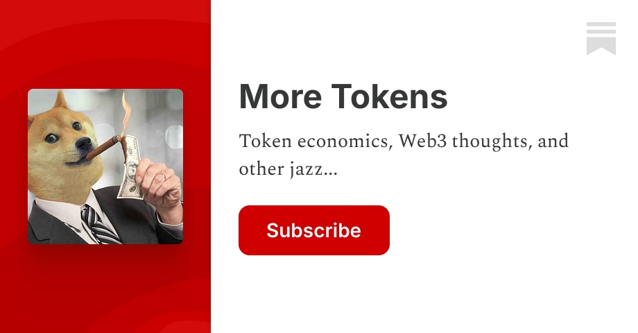 More Tokens | Mr. Goldstein | Substack