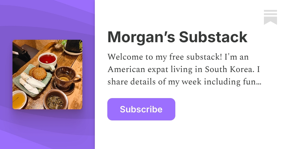 Morgan’s Substack | Substack