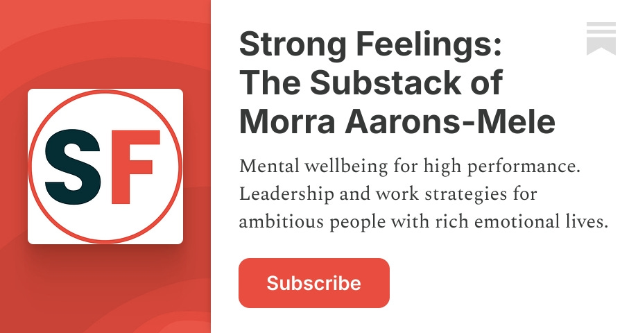Morra’s Substack | Morra Aarons-Mele | Substack
