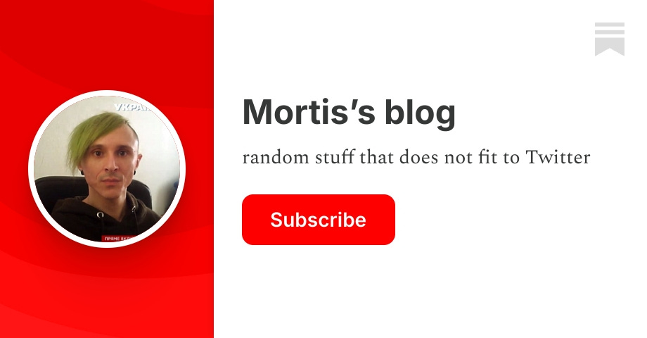 Mortis’s blog | Substack