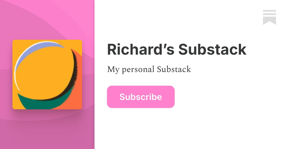 Richard’s Substack | Richard Mountain | Substack