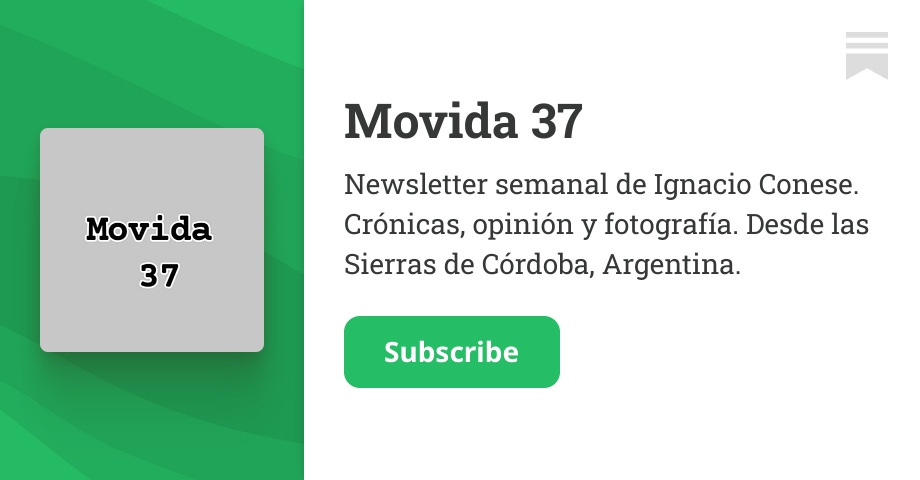 Movida 37 | Ignacio Conese | Substack