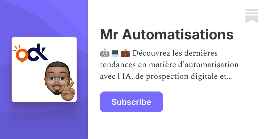 Mr Automatisations | Oury | Substack