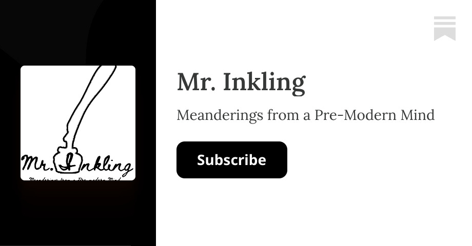 Mr. Inkling | Shane Tanner | Substack