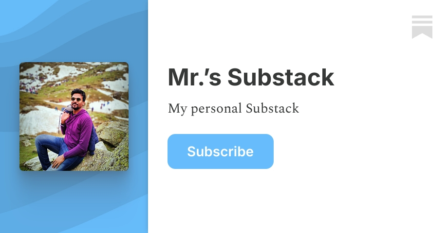 Mr.’s Substack | The Patterns (Sidd) | Substack