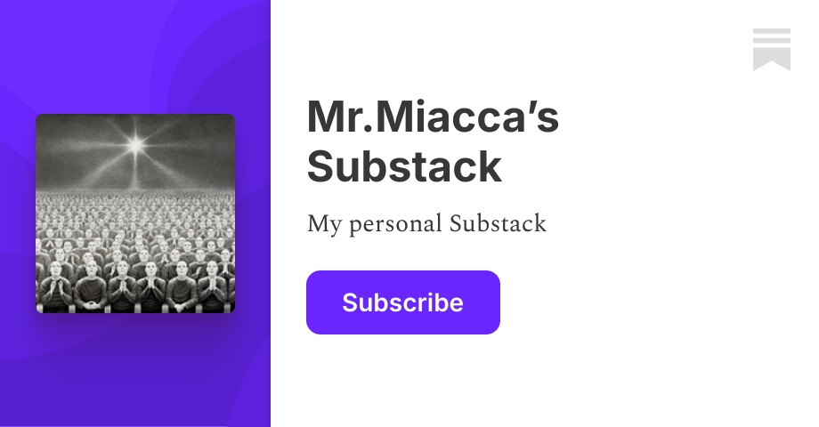 Mr.Miacca’s Substack | Substack