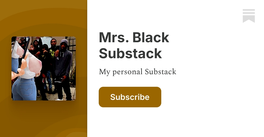 Mrs. Black Substack | Mrs Black | Substack