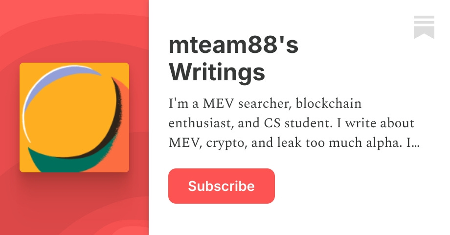 How to use the Artemis MEV framework - mteam88's Writings
