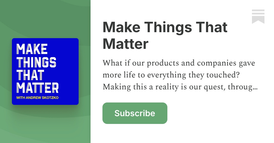 Archive - Make Things That Matter