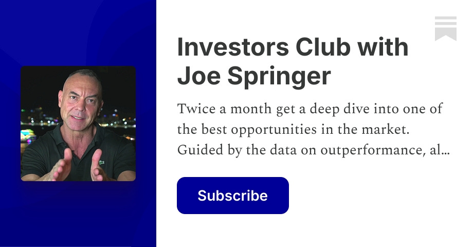 Multi-Baggers with Joe Springer | Substack