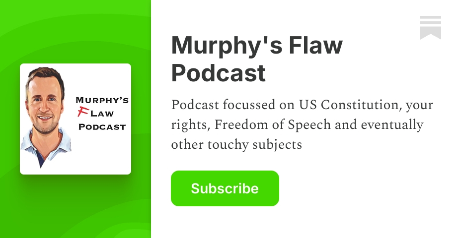 Murphy's Flaw Podcast | Chris Murphy | Substack