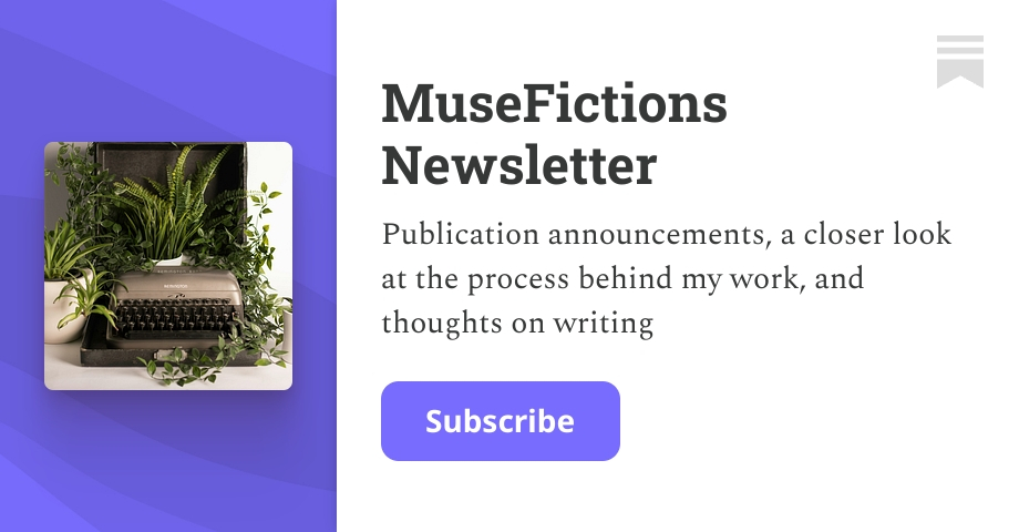 MuseFictions Newsletter | Jenna | Substack