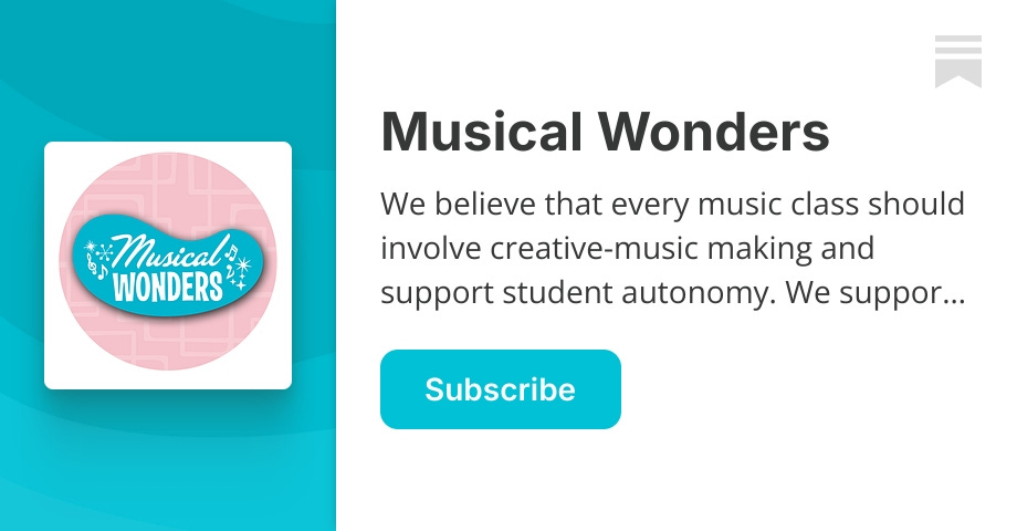 Musical Wonders | Substack