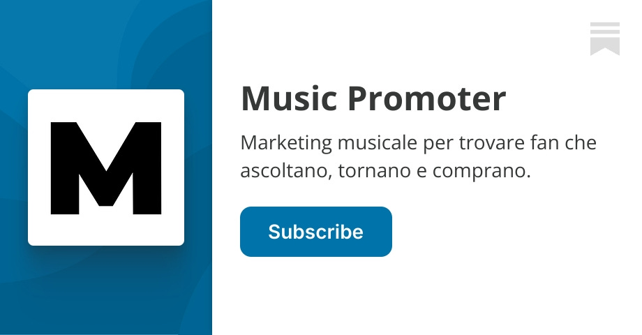 Promuovi la Tua Musica Online | Fabrizio Pucci | Substack