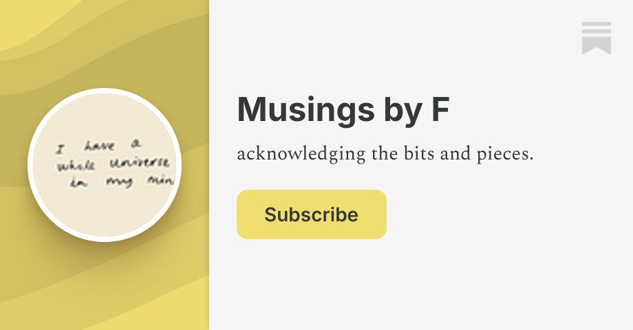 Musings by F | Fisayo | Substack