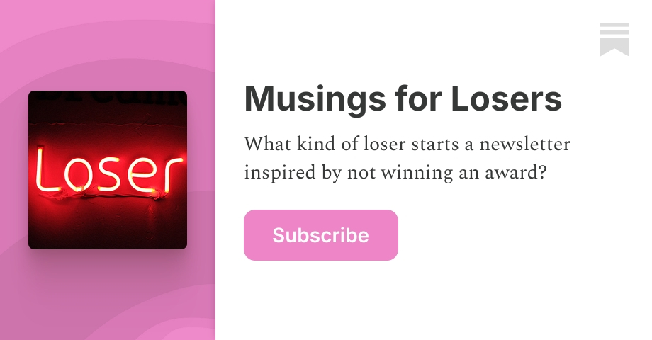 Musings for Losers | Heidi Scrimgeour | Substack