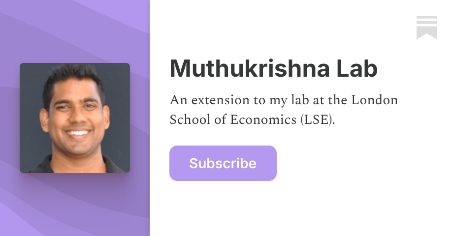 Muthukrishna Lab | Michael Muthukrishna | Substack