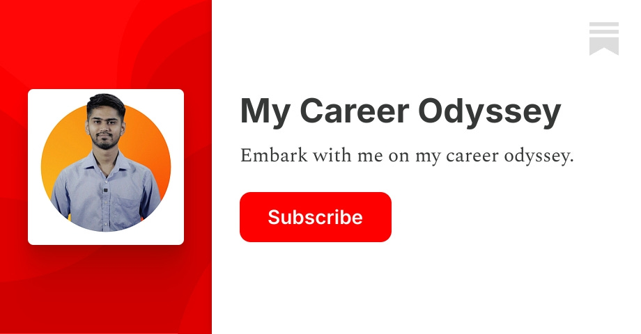 My Career Odyssey | Mohammed Javed Uddin | Substack