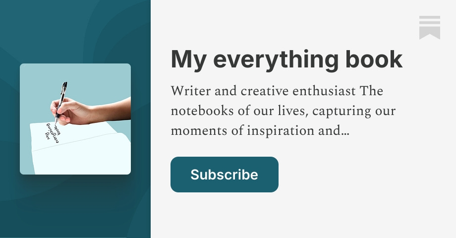 My everything book | Substack
