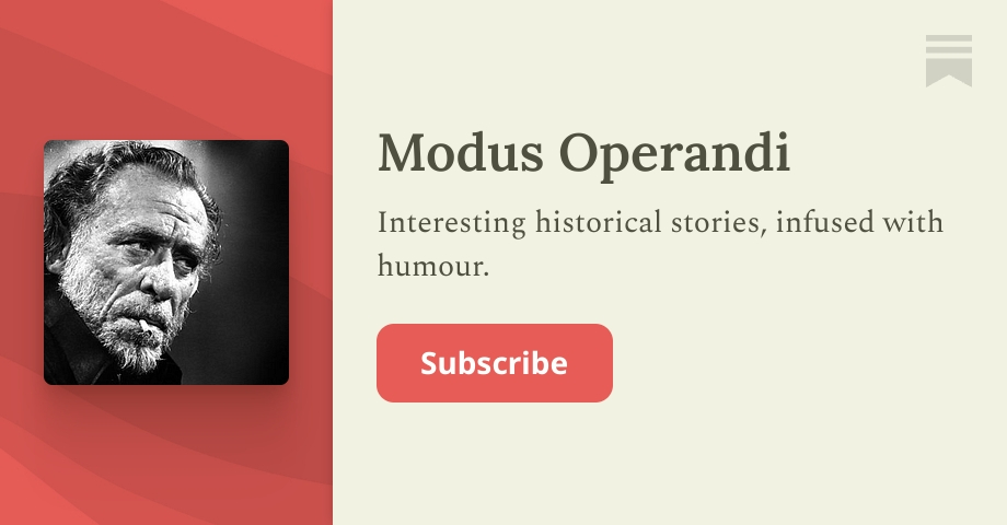 Modus Operandi | M. | Substack