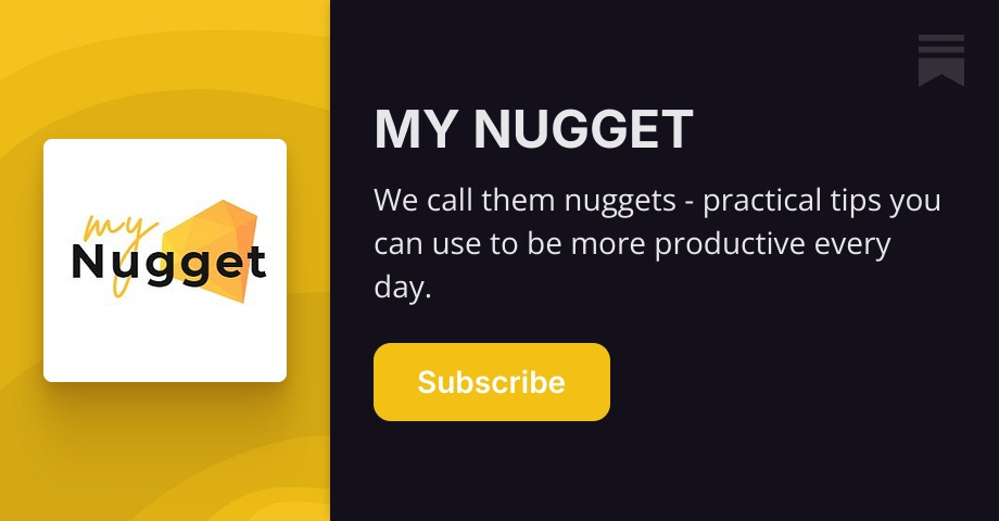 MY NUGGET | Shauna Begley | Substack