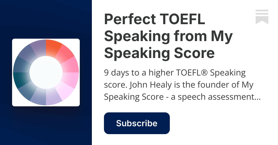 About - Perfect TOEFL Speaking from My Speaking Score