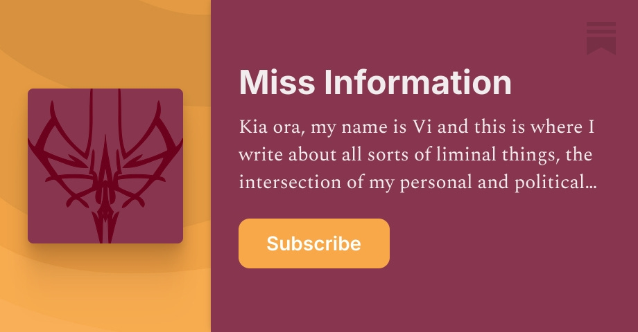 Miss Information | Miz Infomation | Substack