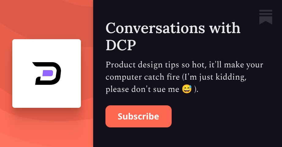 Conversations with DCP | Design Chief Priest | Substack