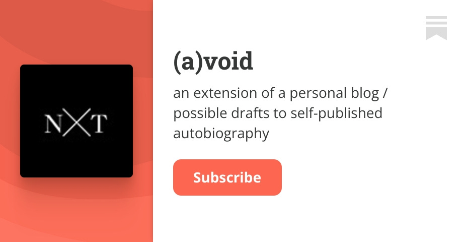 (a)void | nancy | Substack