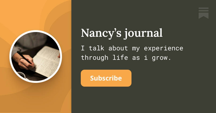 Nancy’s journal | Nancy francis | Substack