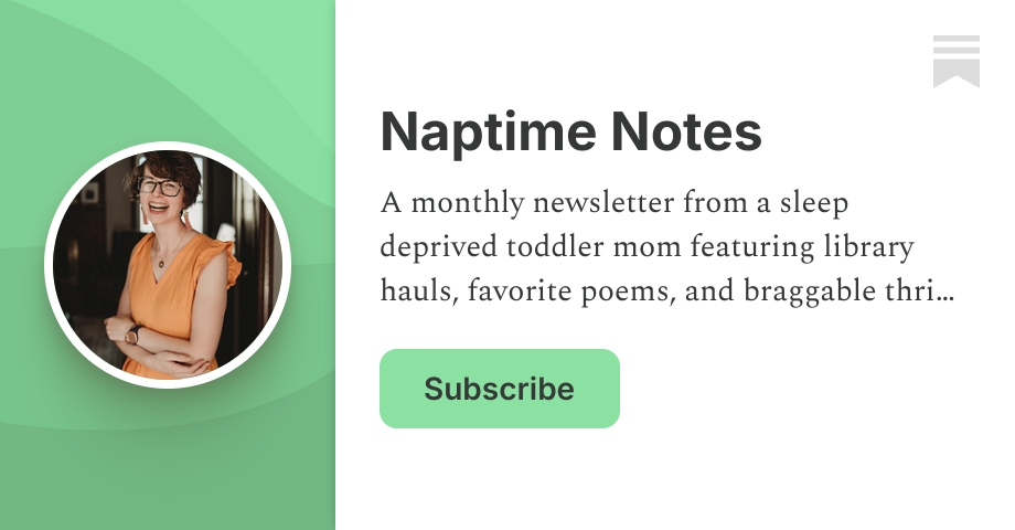 Naptime Notes | Chloe Langr | Substack