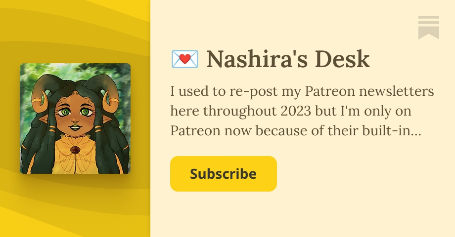 💌 Nashira's Desk | Nashira de la Rosa | Substack