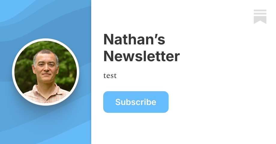 Nathan’s Newsletter | Nathan Lewis | Substack