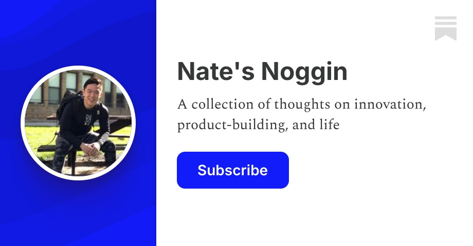 Nate's Noggin | Nathan Gunawan | Substack