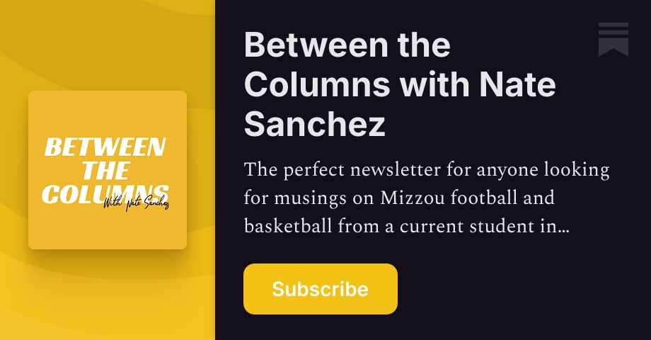 Between the Columns with Nate Sanchez | Substack